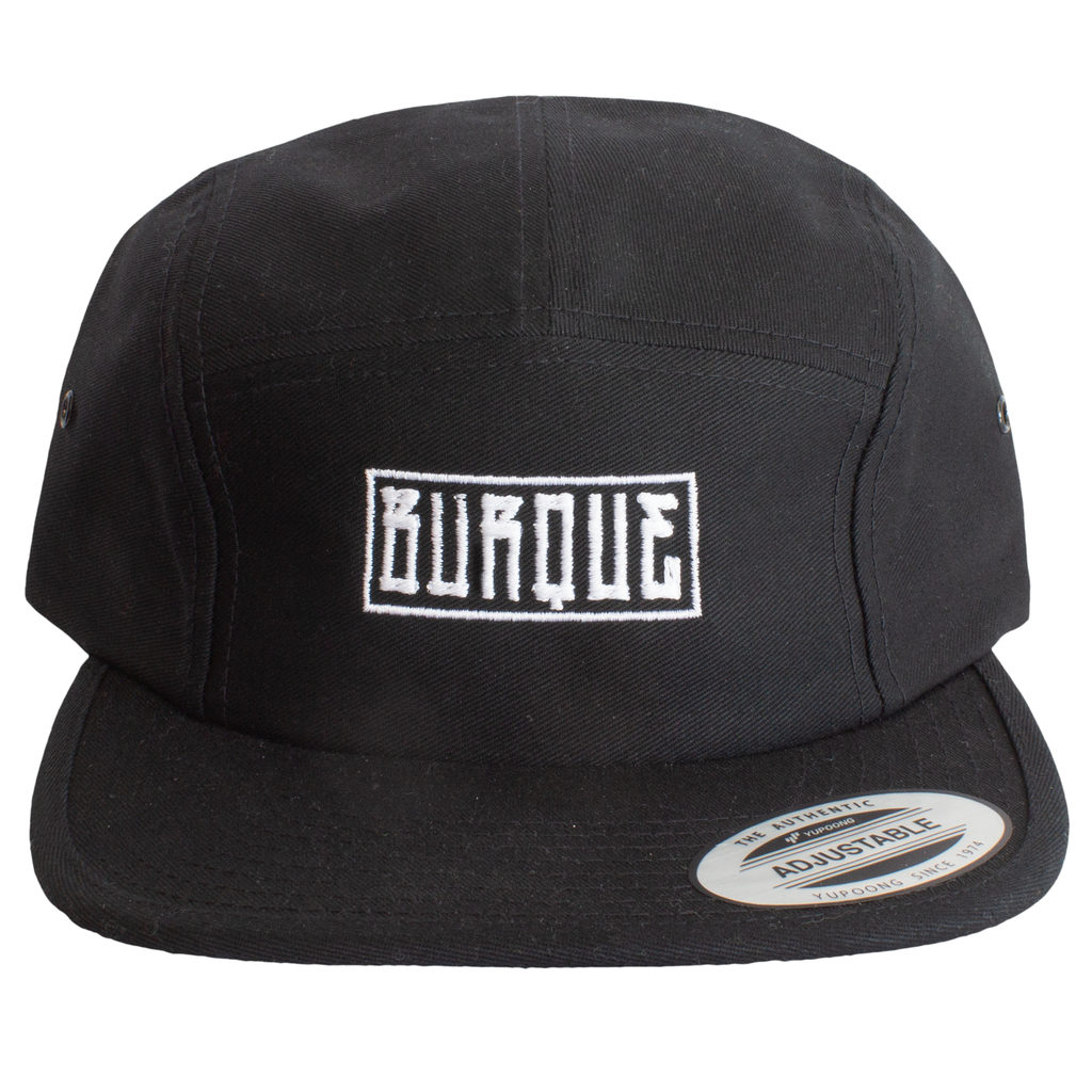 BCE-117 Jockey Flatbill - Embroidered Burque Camper Hat - Black ...