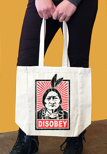 Disobey | Tote Bag | TB-180 – Guerrilla Graphix